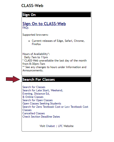 LPC: Registration Support Center